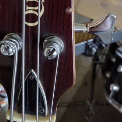 Vantage Quest Short Scale Bass 1980s - Natural Dark Stain | Reverb