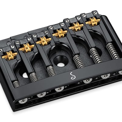 Schaller Electric Guitar Bridge Hannes 6 String Chrome | Reverb