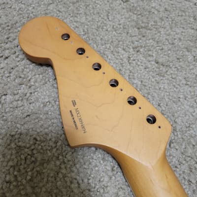 Fender Jazzmaster Neck, Block Inlays, Binding | Reverb