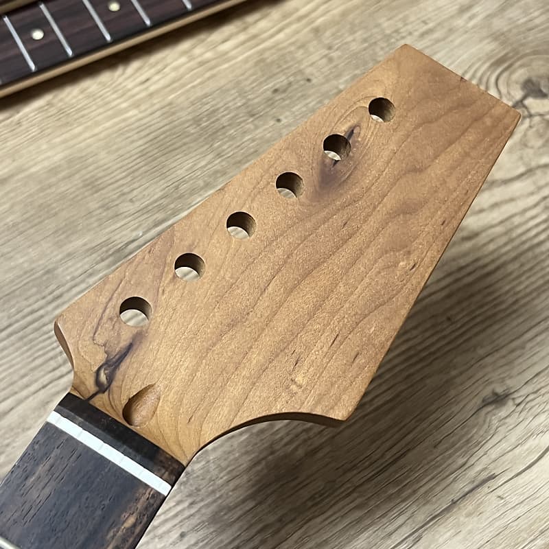 Roasted Maple Guitar Neck – Modern Headstock for Custom | Reverb