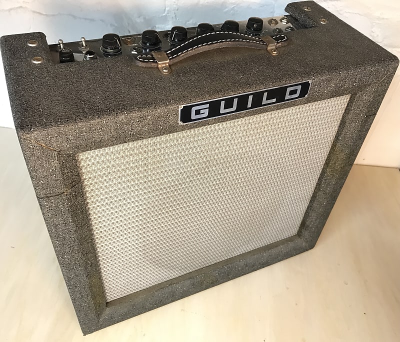 1960's Guild 66J 20 watt 1x12 Tube Combo Amplifier | Reverb