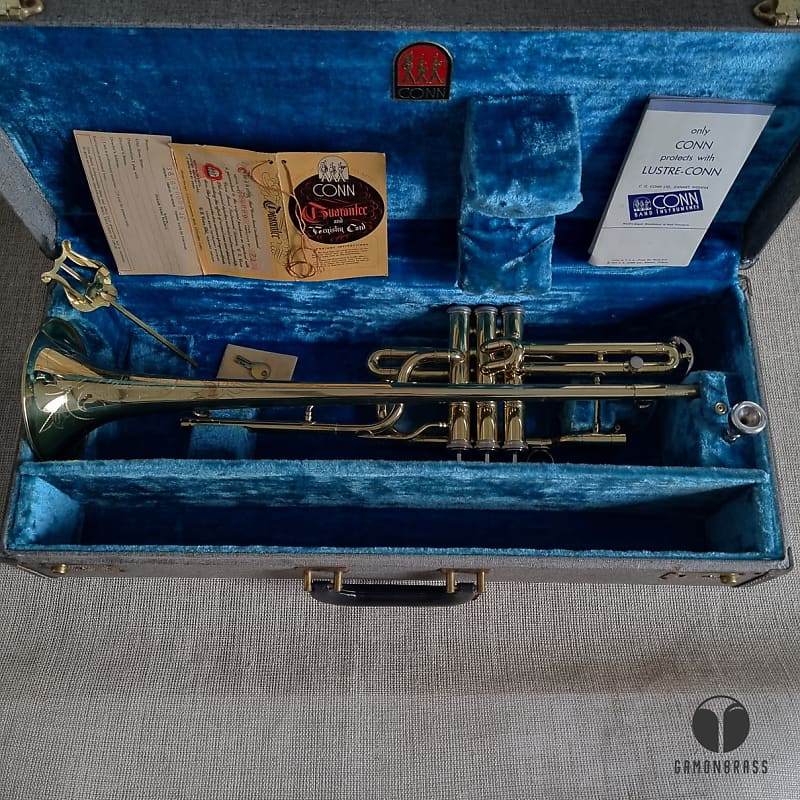 NOS ? C.G.Conn 3B Herald trumpet, case, Bach | Reverb Portugal