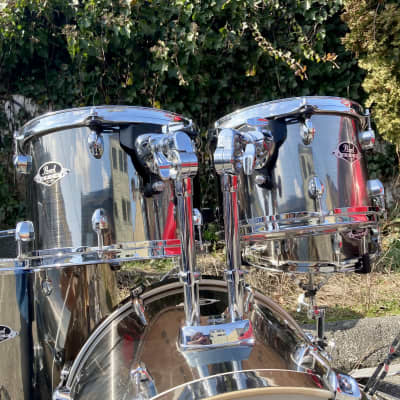 Pearl Export Series Drum Kit 10/12/14/20 (Used) - Silver | Reverb