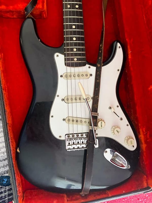 Fender Stratocaster 1974 Black | Reverb
