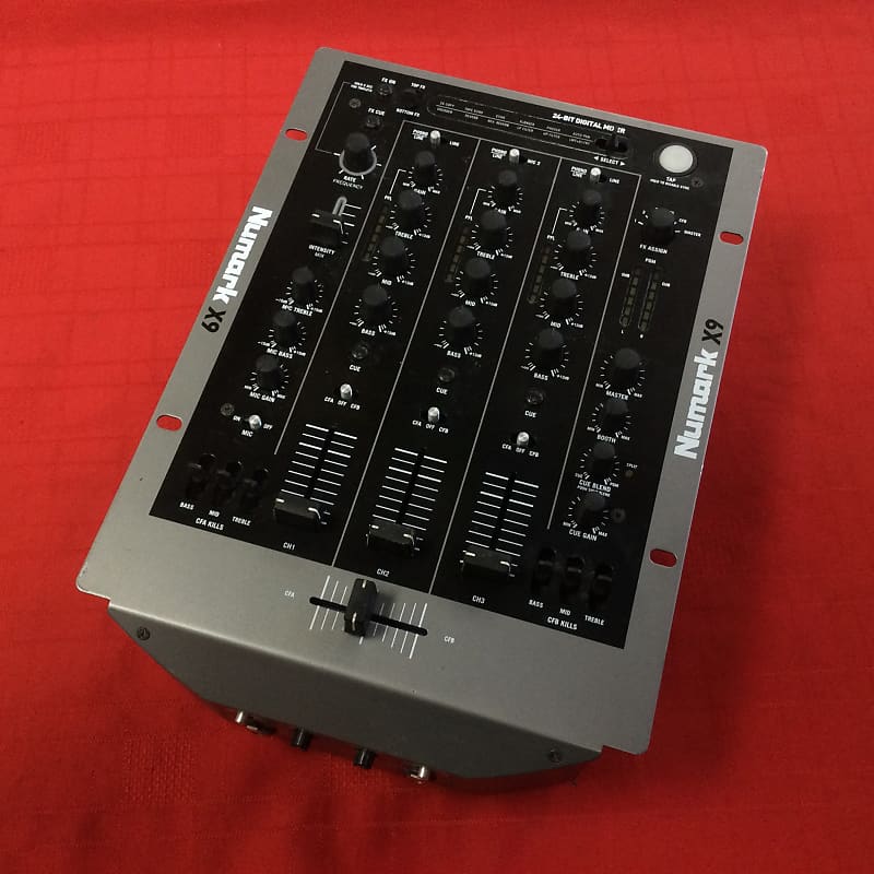 Numark X9 24-Bit Digital DJ Scratch Mixer 2010s Gray | Reverb