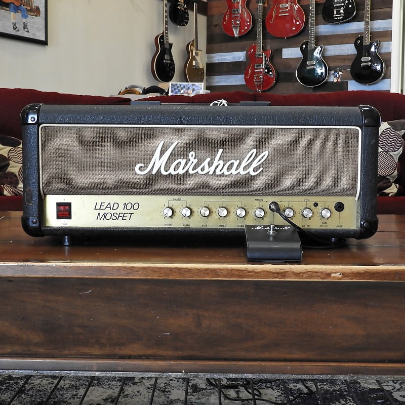 Marshall Lead 100 Mosfet Head With Footswitch | Reverb