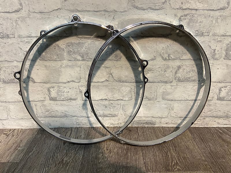 TAMA Star-Cast 13” Drum Hoops Rims 6 Lug Hardware Tension | Reverb