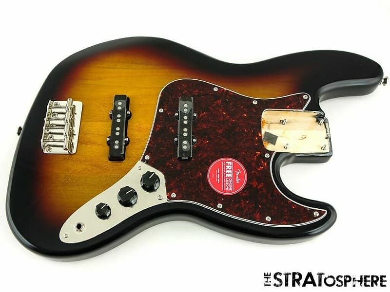 LOADED Fender Squier Classic Vibe 60s Jazz Bass BODY, 1960s | Reverb