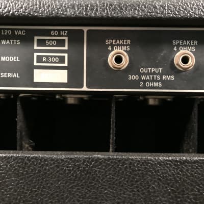 Randall R300 Vintage Bass Amp | Reverb