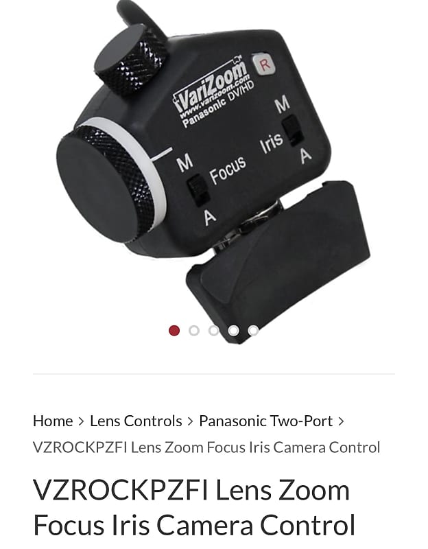 Varizoom VZROCKPZFI Lens Zoom Focus Iris Camera Control | Reverb