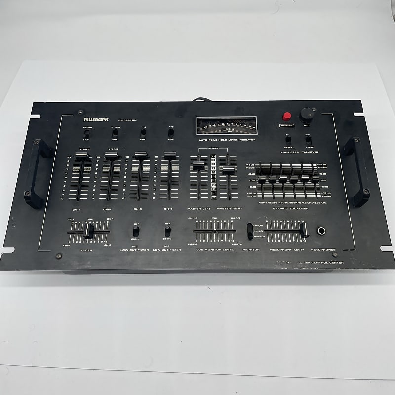 (TESTED READ) Vintage Numark DM 1650 Preamplifier DJ Mixer | Reverb