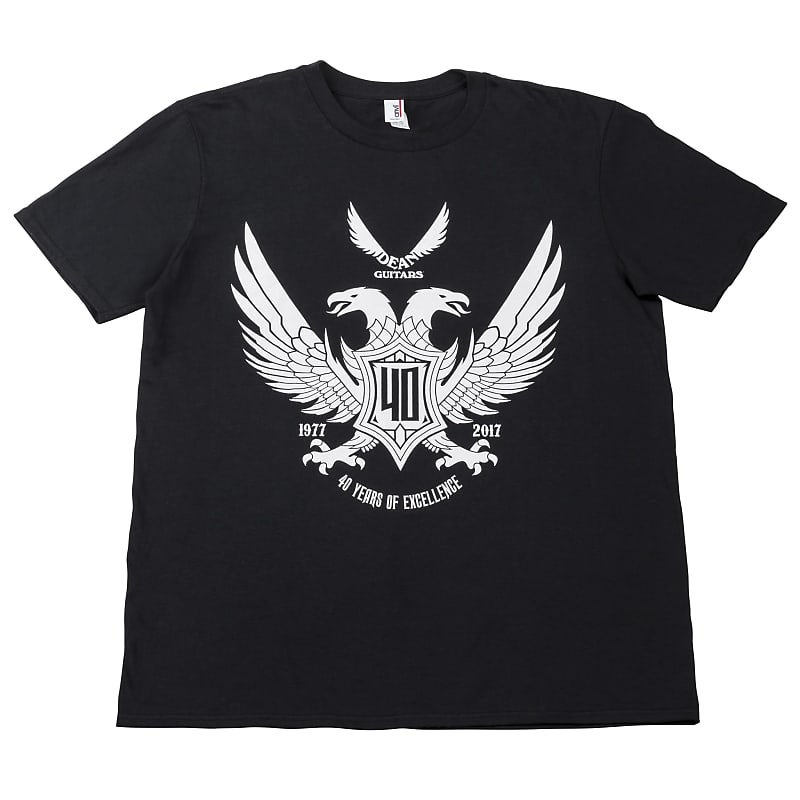 Dean Guitars 40th Anniversary T-shirt XXL Tee new merch - | Reverb