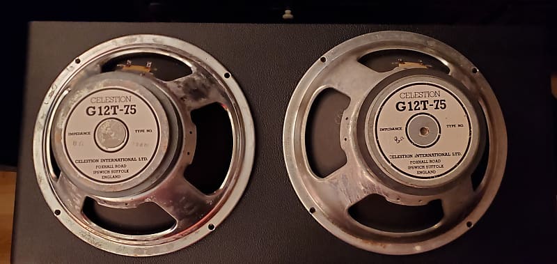 Celestion G12T-75 Speaker Pair 8 ohms Vintage 80s | Reverb