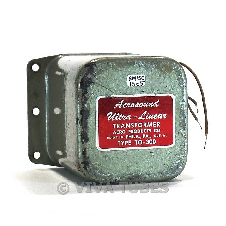 Vintage Acrosound TO-300 Ultra-Linear Output Transformer 40 | Reverb