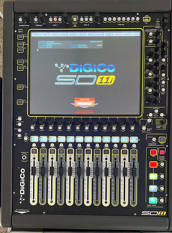 Digico Sd11i with Waves Card + D-Rack 32 in 16 outs 2018 | Reverb