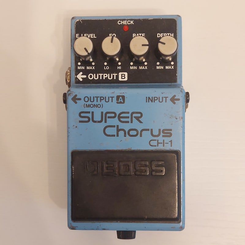Boss CH-1 Super Chorus (Pink Label) 1989 - 2001 - Blue | Reverb