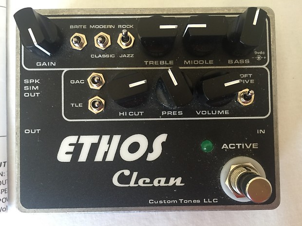Ethos Clean Guitar Effects Pedal | Reverb