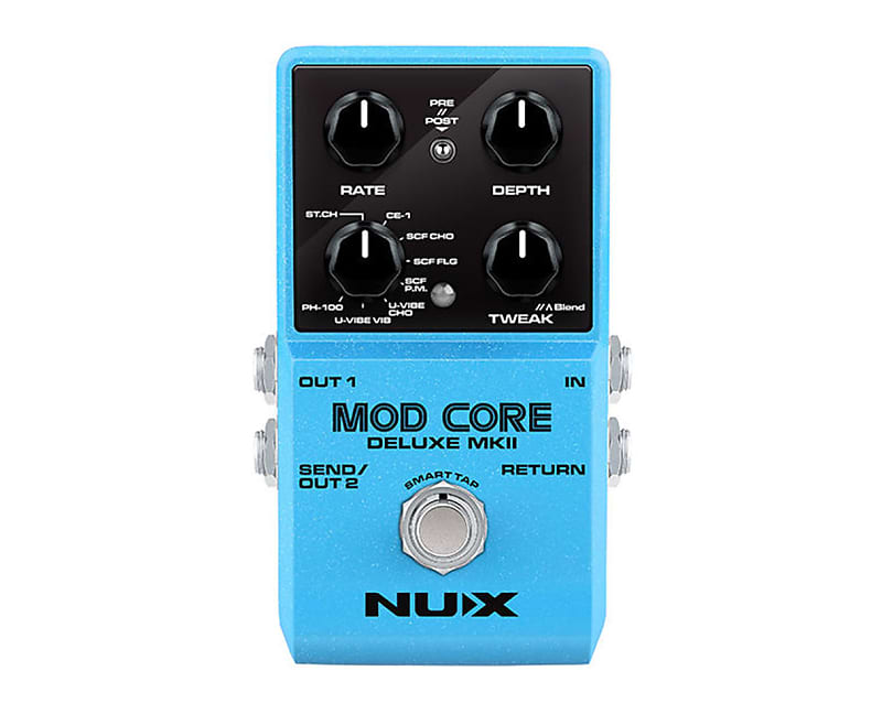 NUX Mod Core Deluxe MKII Modulation Pedal with 8 Different | Reverb