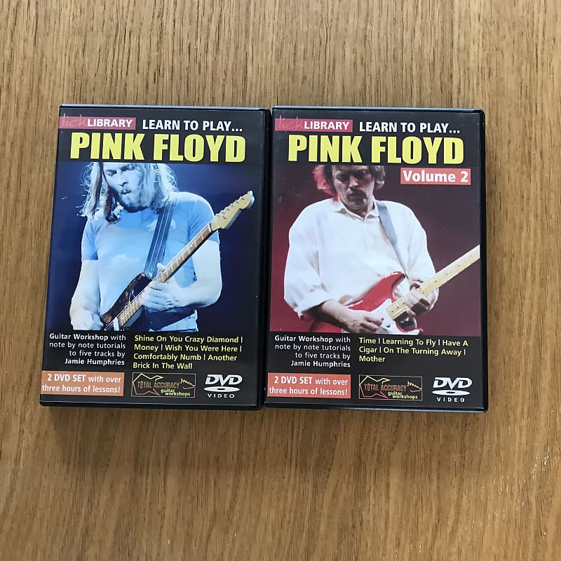 Lick Library DVD sets - Learn to play Pink Floyd Vol 1 and | Reverb UK