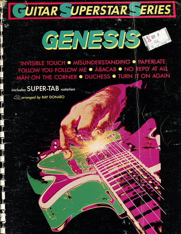 Genesis Guitar Superstar Series! includes super tab! Abacab, | Reverb
