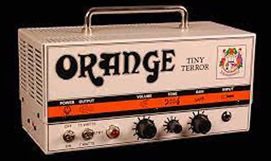 Orange TINY TERROR HEAD 2010's - White/Orange | Reverb