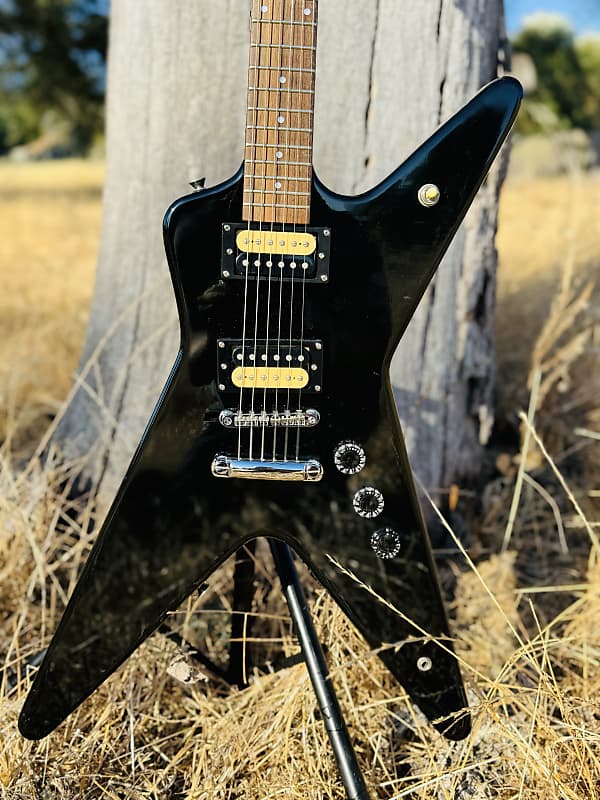 1998 Washburn Dimebag “Darbell” signature Black Jack 332 | Reverb