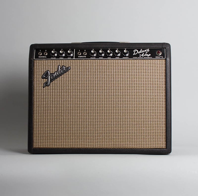 Fender Deluxe Tube Amplifier (1965), ser. #A-04149. | Reverb