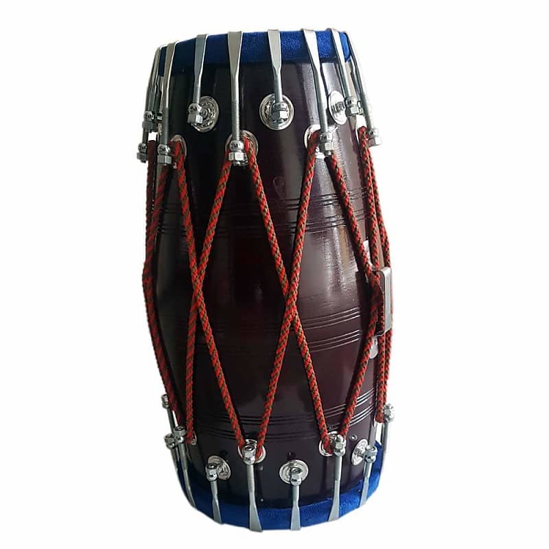 Naad Handmade Wooden Dholak Indian Folk Musical Instrument | Reverb