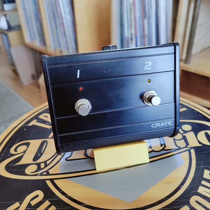 Crate 2-Button Footswitch - Black | Reverb