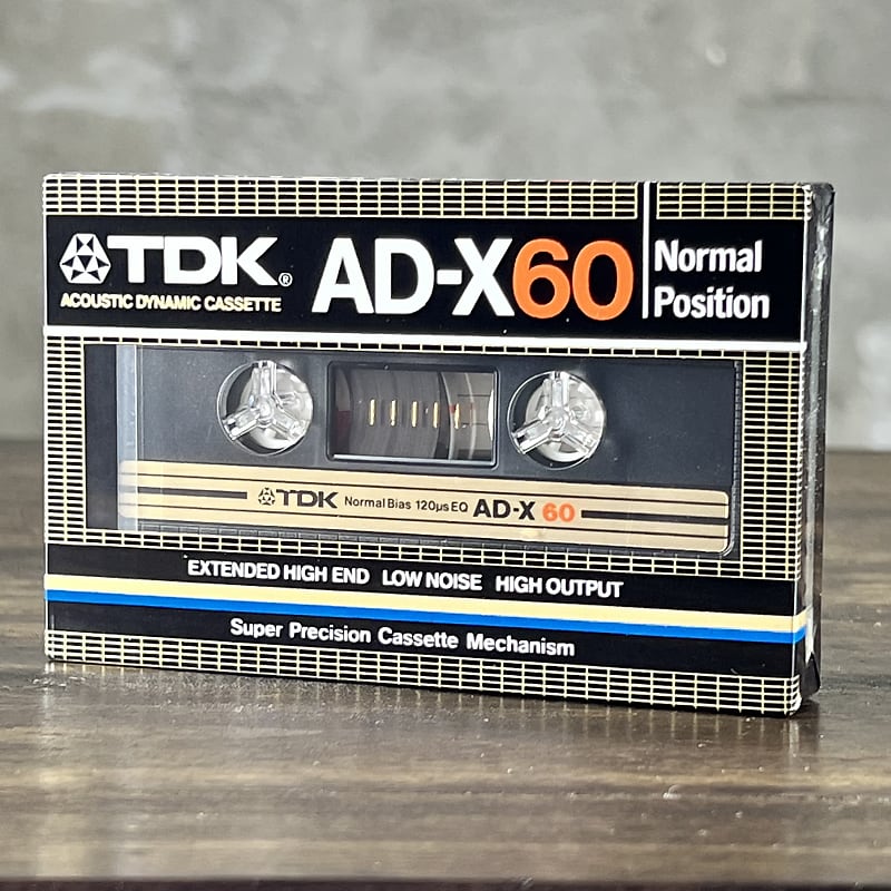 Factory Sealed TDK AD-X60 Acoustic Dynamic Cassette 1982 | Reverb