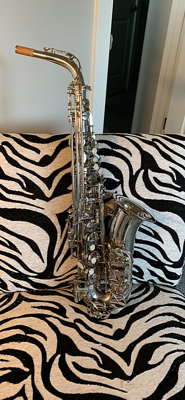 Yamaha Alto sax 2021 - Silver | Reverb
