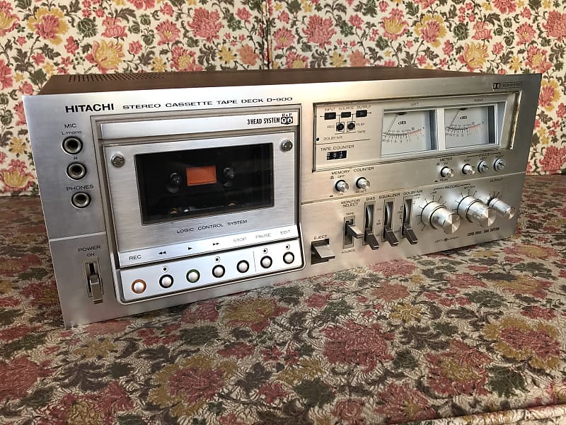 Hitachi D 900 Hi-End 3 head Stereo Cassette Tape Deck Player | Reverb