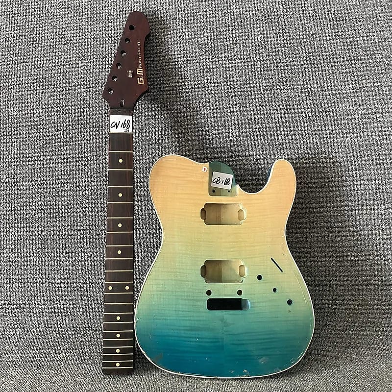 HH Tiger Maple Top Telecaster Tele Style Guitar Body with | Reverb