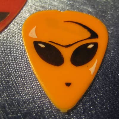 D'Andrea Alien Guitar Picks W/ Alien Design Graphics Set of 3 | Reverb