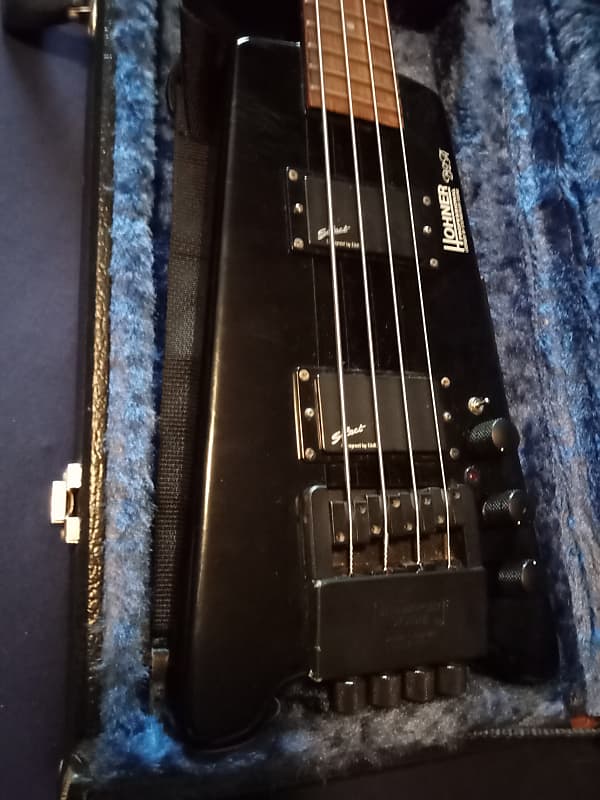 Hohner B2A Steinberger Active Bass 1988 Ebony Black | Reverb Australia