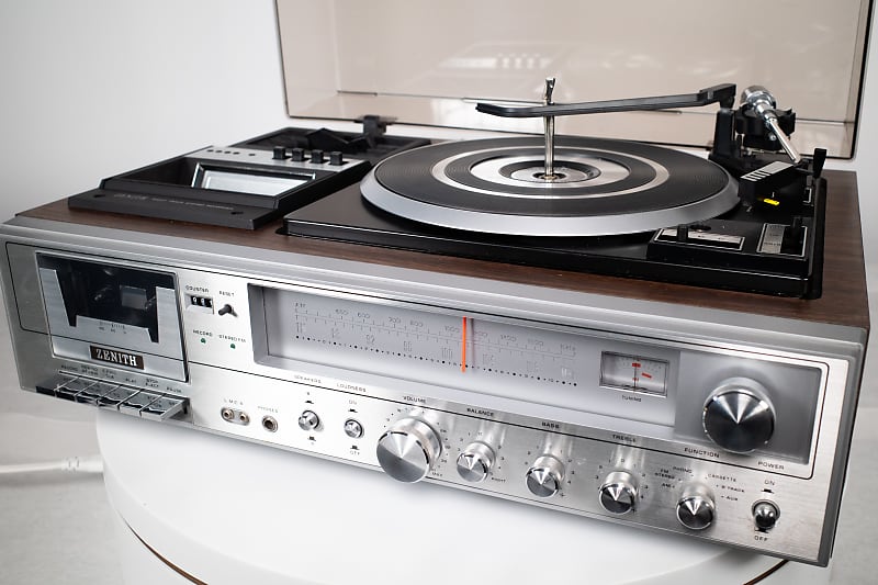 Zenith IS 4140 1979 - Silver Face Turntable, Tape Deck, | Reverb