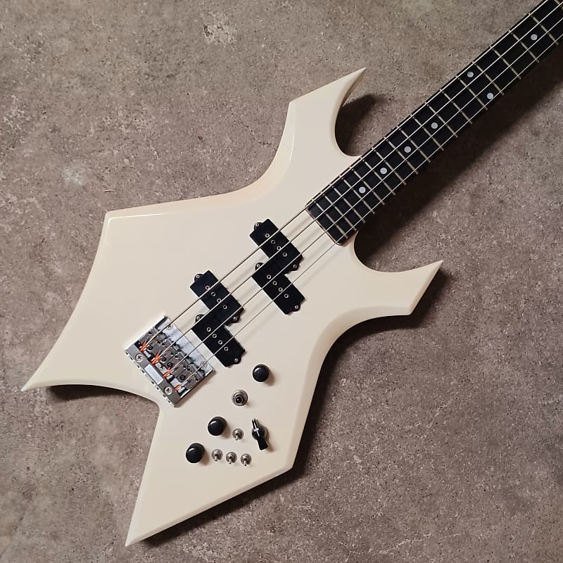 B.C. Rich Warlock Bass True Vintage Japan Late 80s NJ Series | Reverb