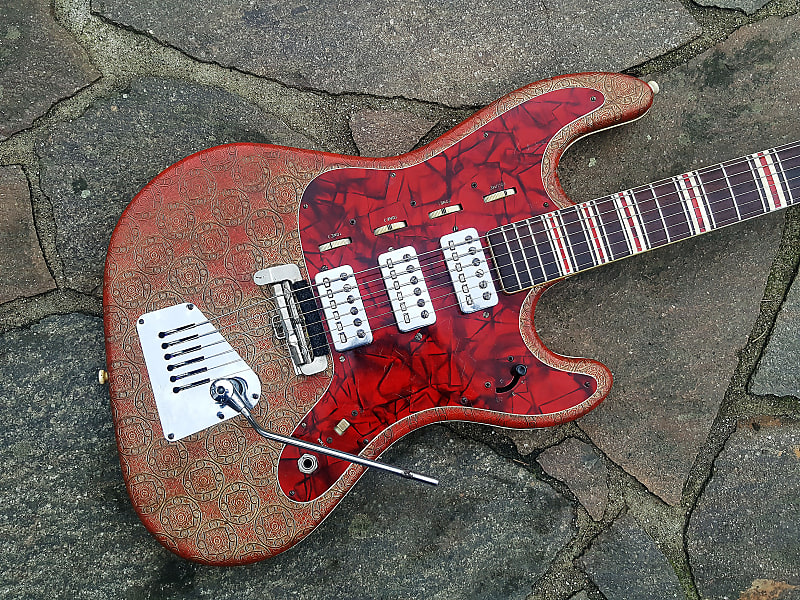 Hofner 175 Brokat 1965 Brokat Vinyl Vintage guitar Galaxy | Reverb