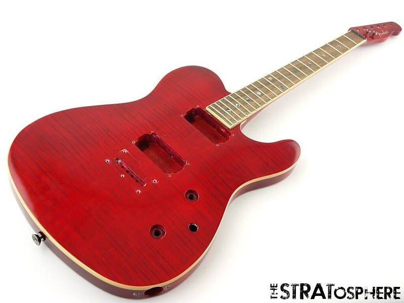 Fender Flame Maple Top Telecaster Tele BODY + NECK FMT Set | Reverb
