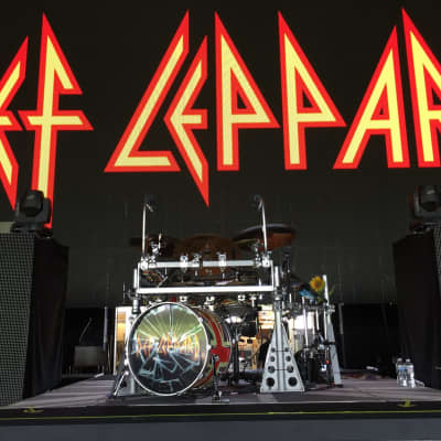 Rick Allen's Def Leppard 2016 Tour "Union Jack" Drum Kit. | Reverb