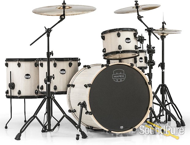 Mapex Mars 5pc Crossover Shell Pack Bonewood | Reverb