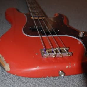 Fender Precision Bass Fiesta Red | Reverb