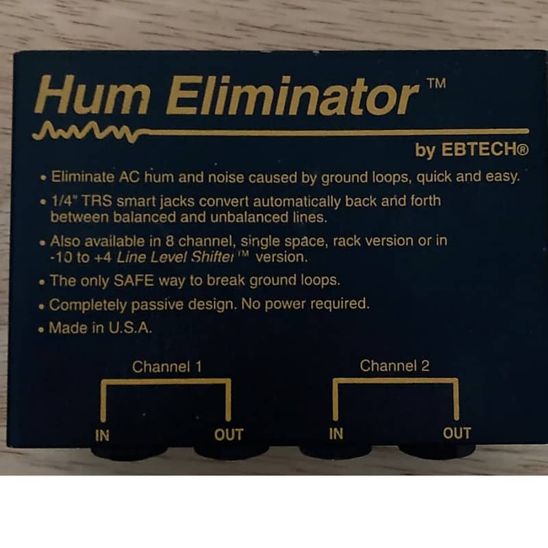 Ebtech Hum Eliminator | Reverb
