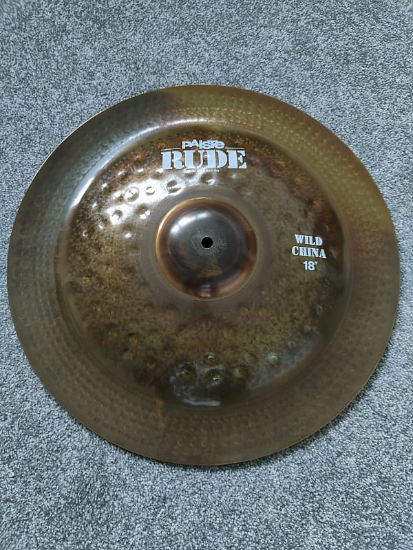 Paiste 18" RUDE Wild China Cymbal 1999 - Present - Raw | Reverb UK