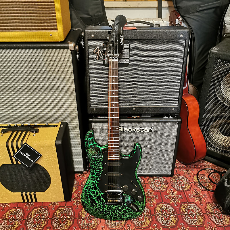 Vester stege series 1980 monster crackle green | Reverb
