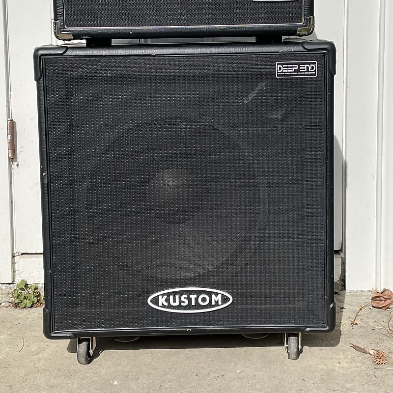 Kustom Deep End — DE 115 1x15 Bass Cabinet 2016 - Black | Reverb