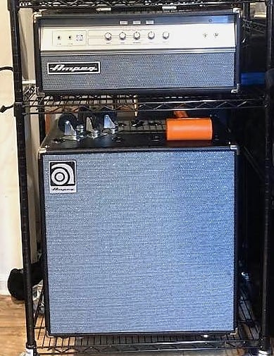 Ampeg V4B Amp Head SVT212AV Bass Cab | Reverb