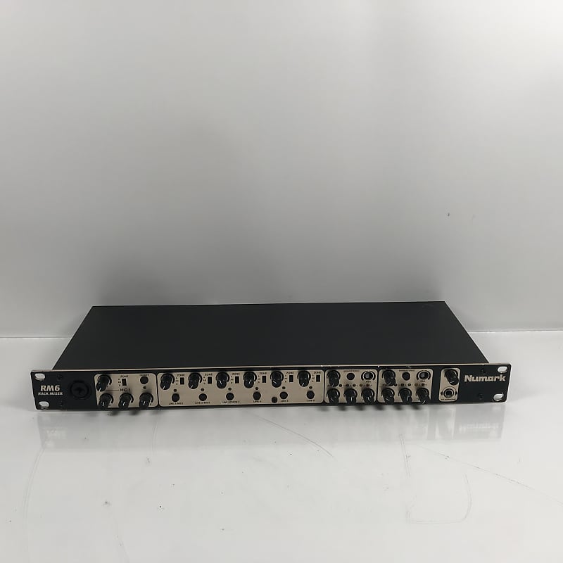Numark RM6 Rack Mixer - 6 Line, 1 Phono, 3 Mic Inputs in a | Reverb