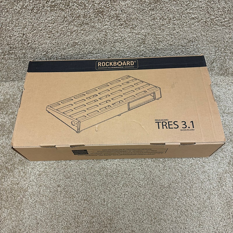 Rockboard Tres 3.1 Pedalboard w/ Gig Bag | Reverb UK