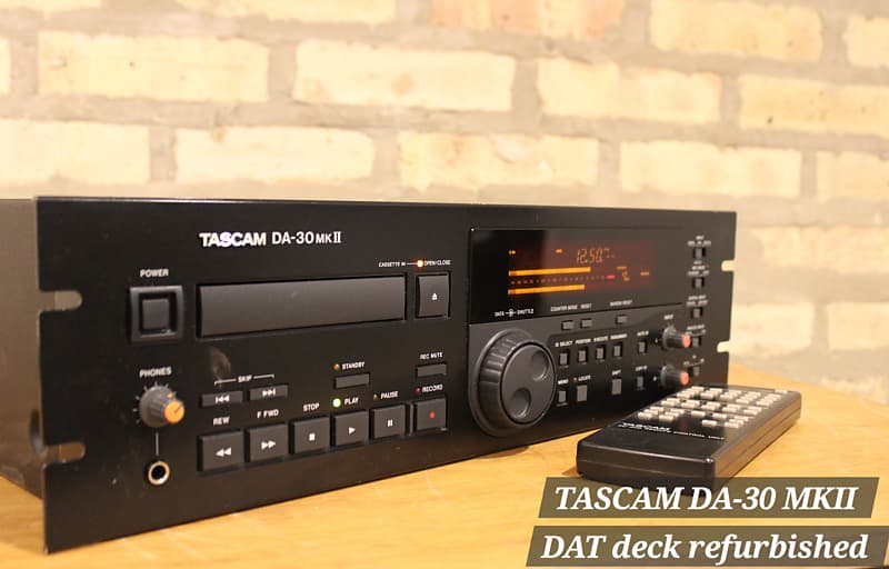 Tascam DA-30 MKII professional DATdeck w/remote fully | Reverb